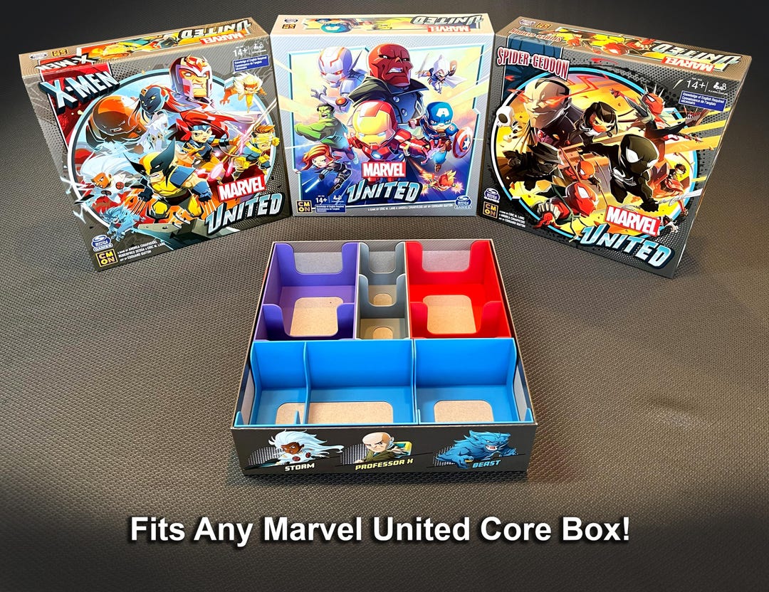 Marvel United Compatible CARDS ONLY Core Box Insert - Etsy