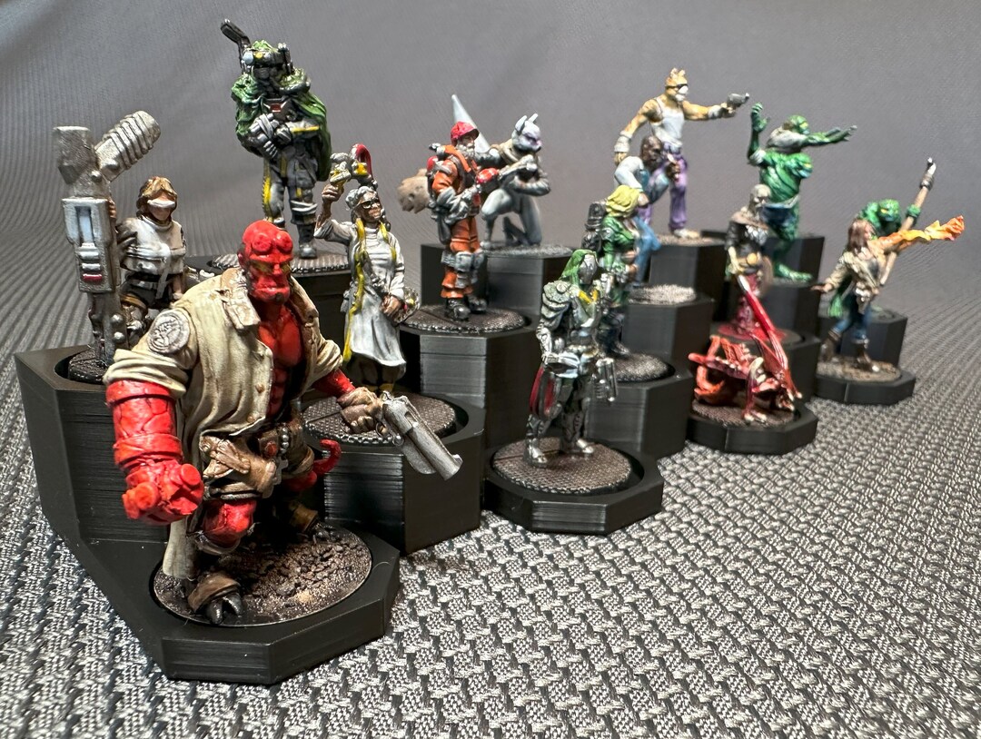 25mm Base Tabletop Game Miniature Display Stand - Multiple Sizes - Etsy