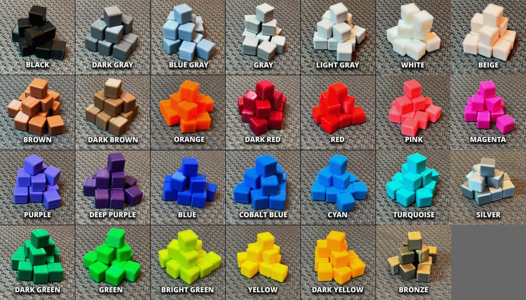Universal Tracking Cubes / Counter Tokens - Etsy