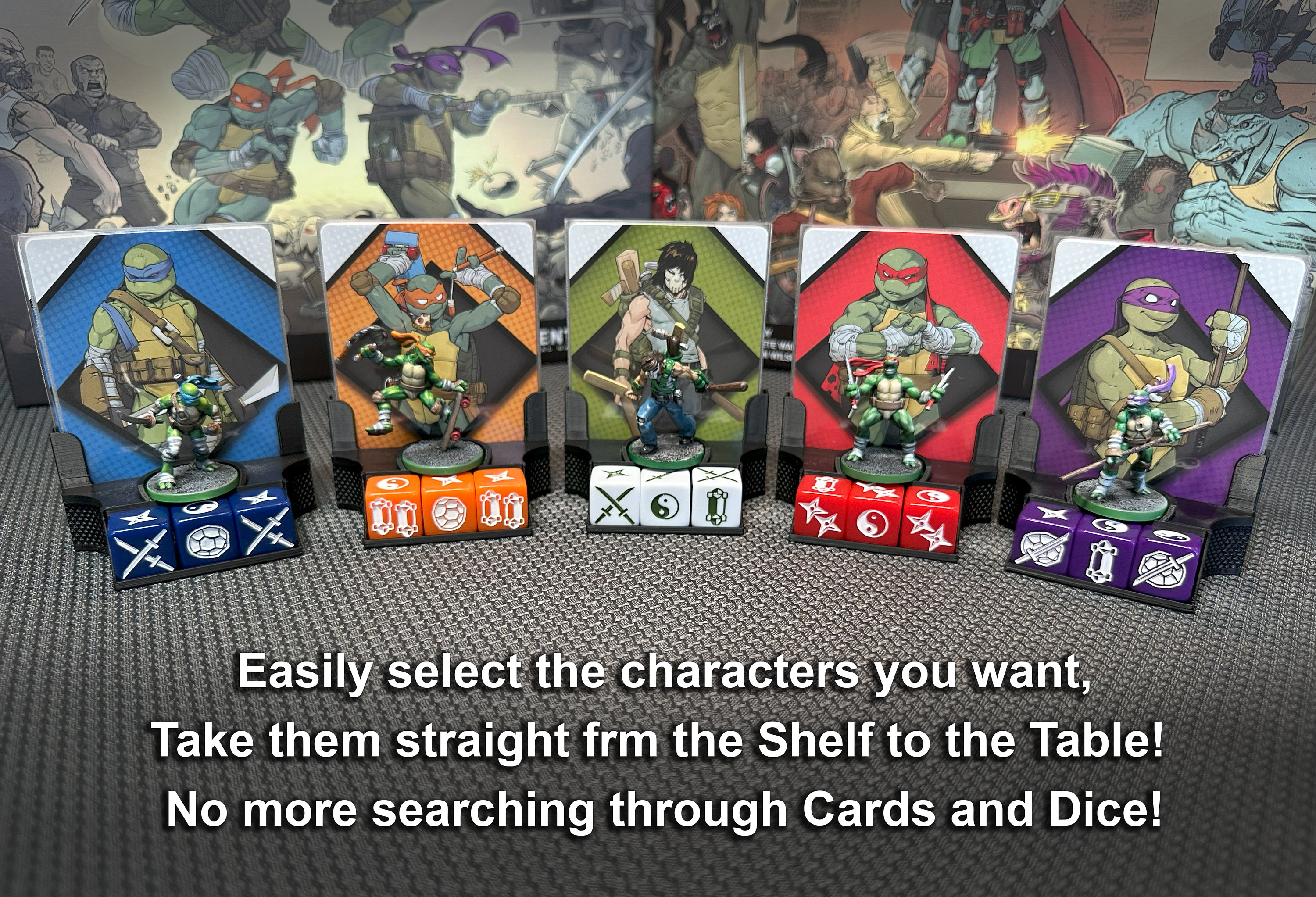 IDW TMNT Batman Compatible Display-and-play Stand - Etsy