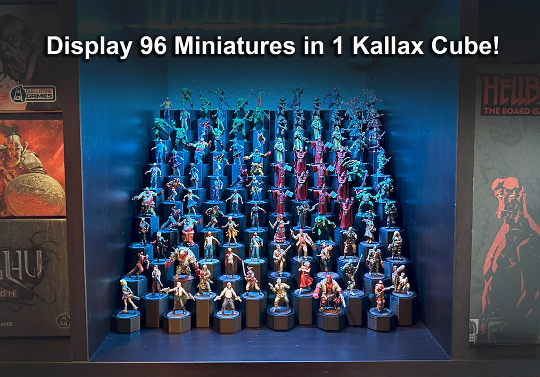 Modular Kallax Compatible Board Game Miniature Display (25mm Bases) - Etsy