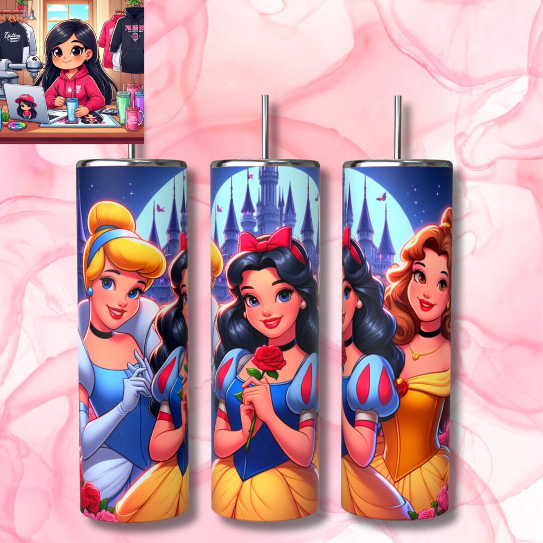 Princess Tumbler Wrap Sublimation PNG, Digital Download - Etsy