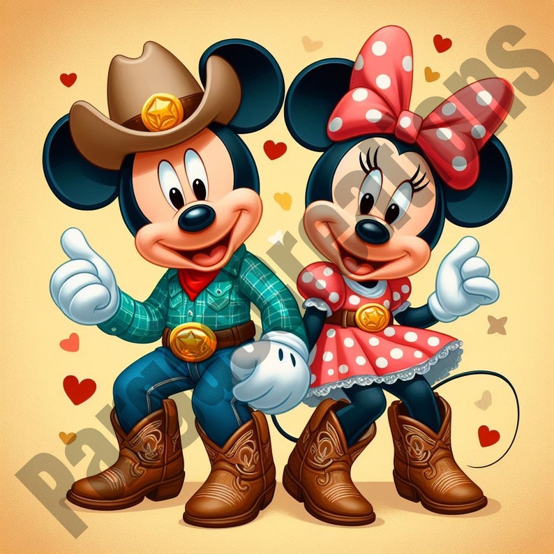 Mickey and Minnie Country Love Tumbler Wrap PNG, Digital Download. - Etsy