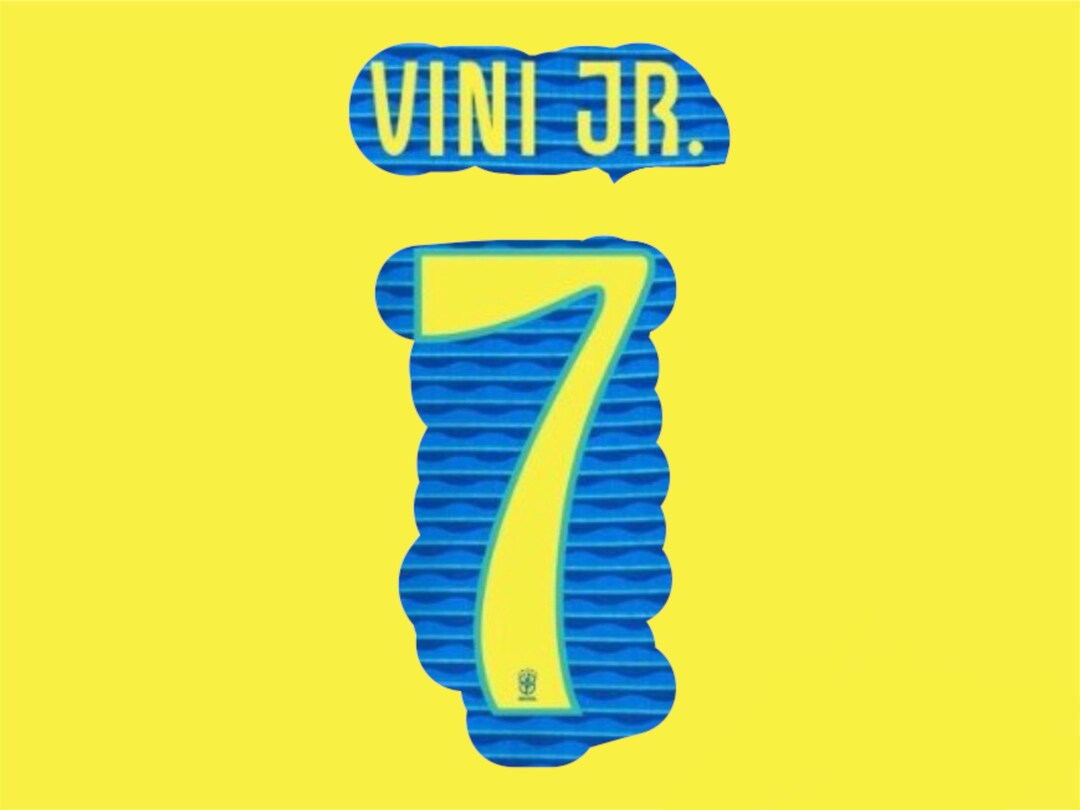 VINI JR #7 2024 Away Kit Flocking, Brazil Official Product - Etsy