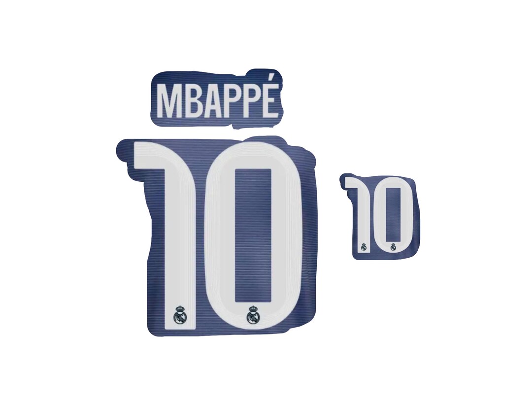 Flocking for Kids for Kid Nameset MBAPPE #10 2025 2026 Away Exterieur ...
