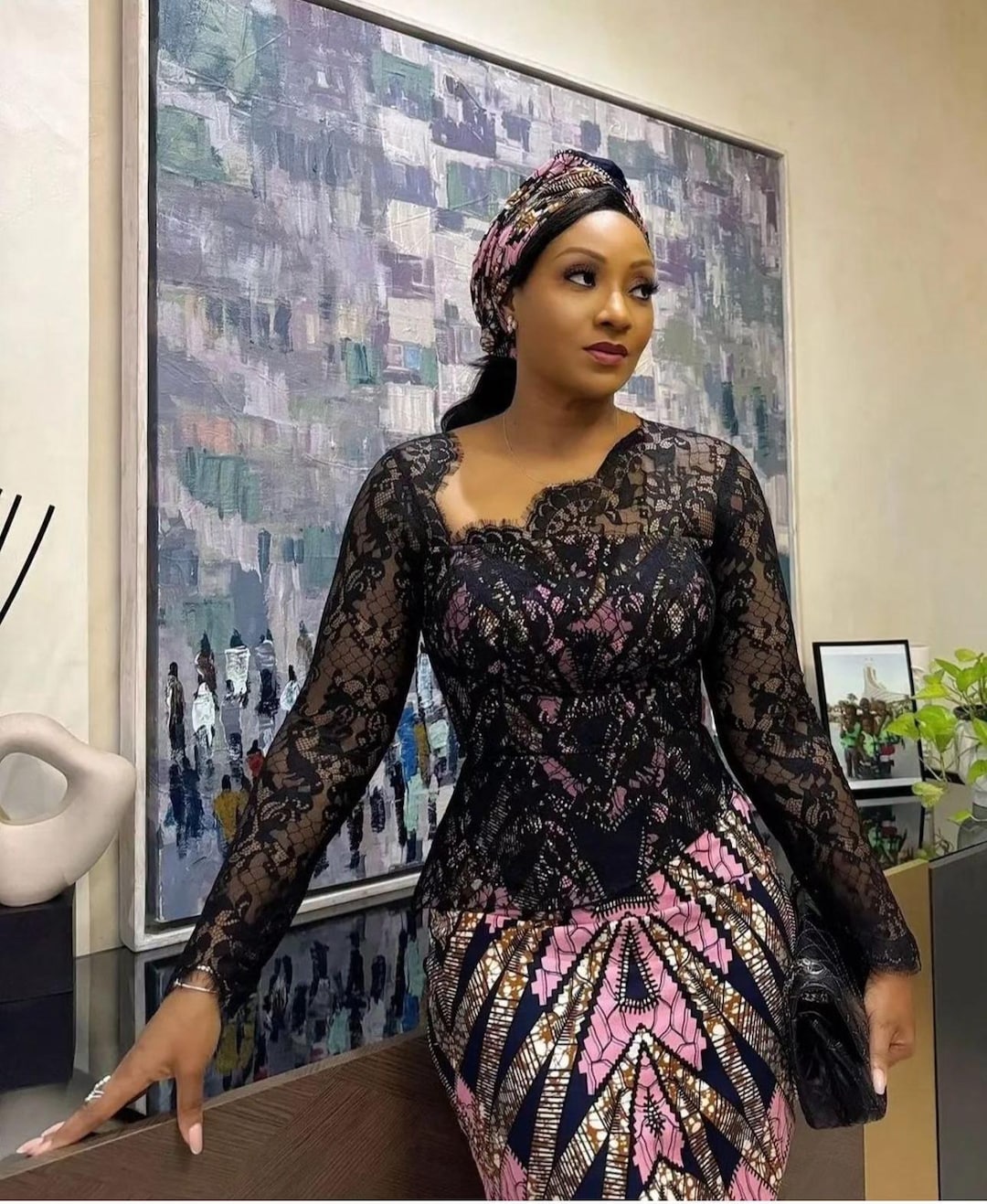 Stylish Ankara Dress, African Print Dress, Maxi Dress, Ankara Wedding ...