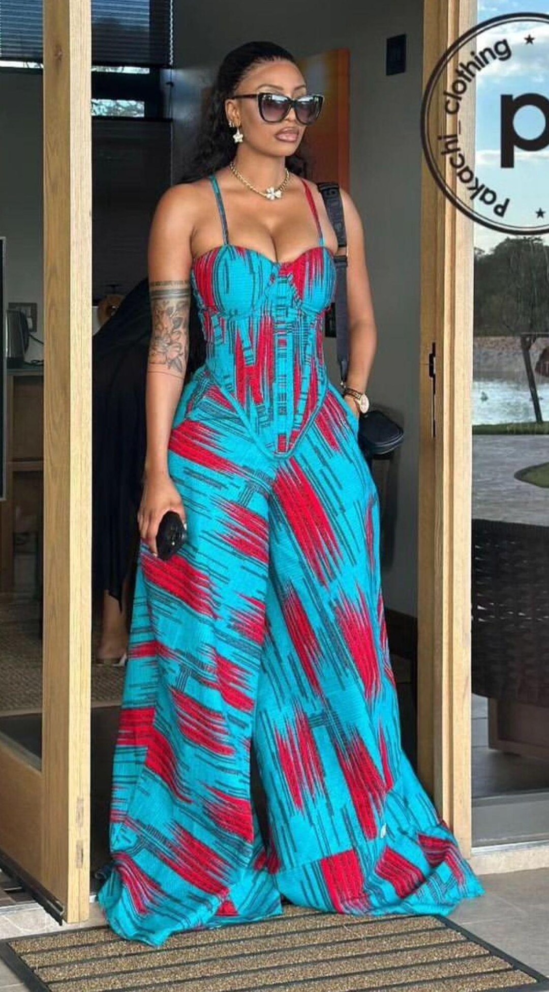 Stylish Ankara Jumpsuit,african Print Dress, Ankara Wedding Dress ...