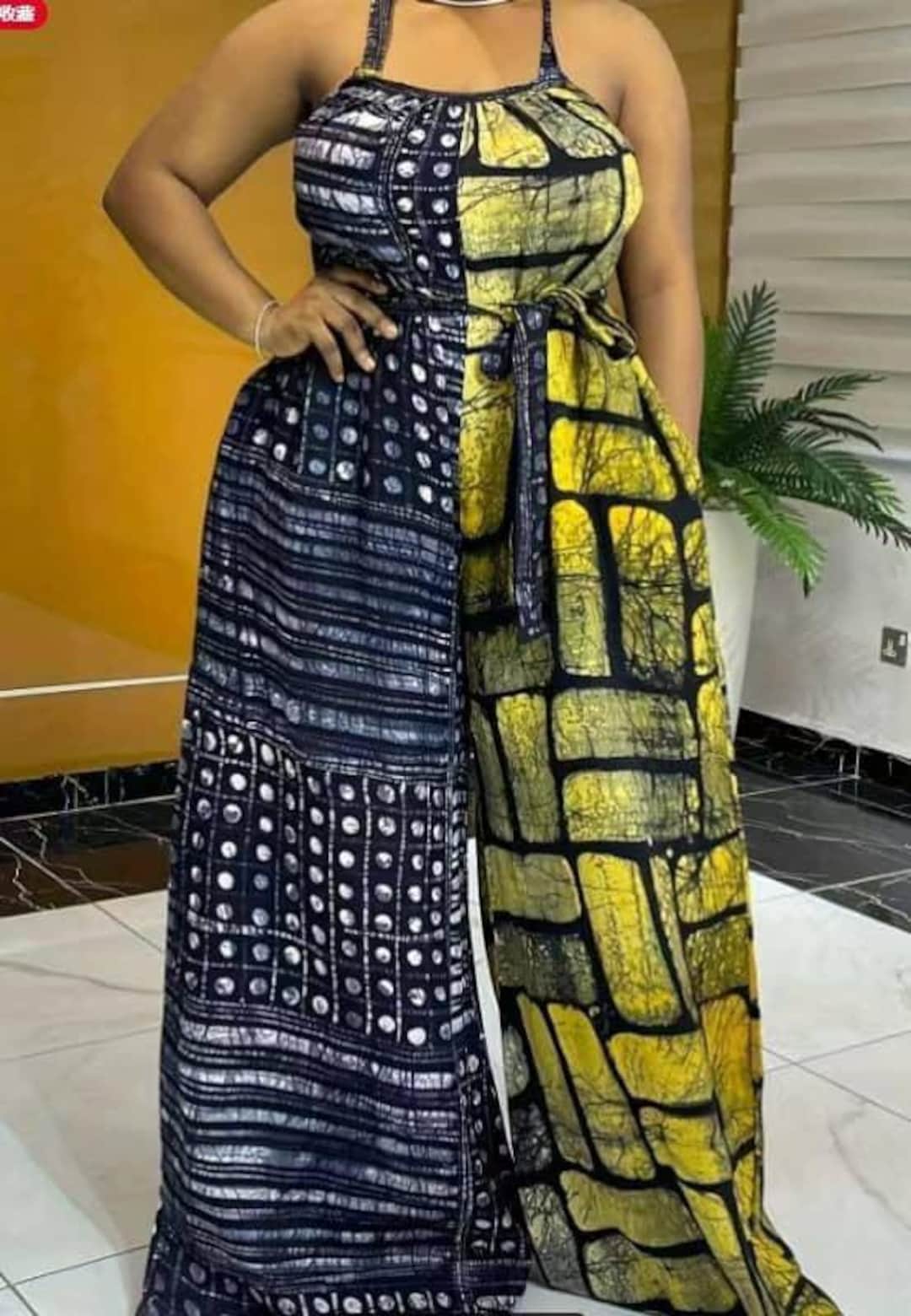African Female Adire Gown, Quality Female Adire Dress, Trending Adire ...