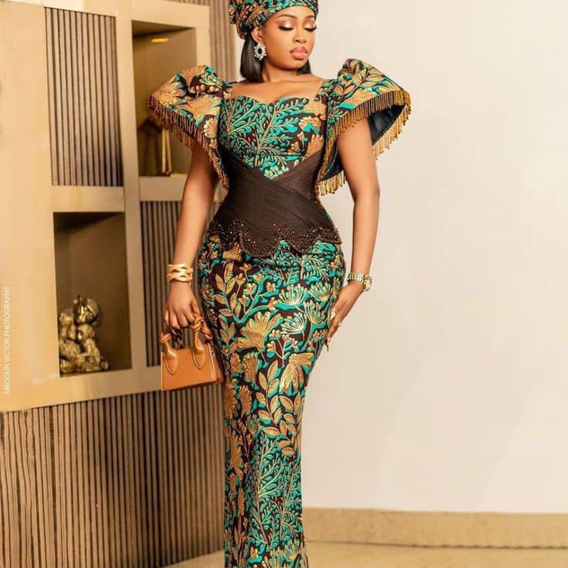 African Formal Dress - Etsy