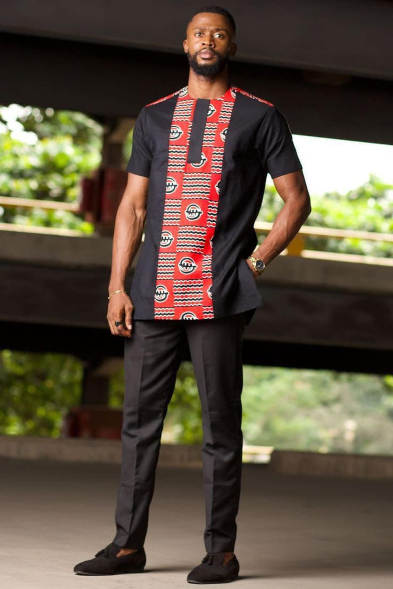 African Men’s Clothing, African Wear, Men’s Kaftan, African Fashion for ...