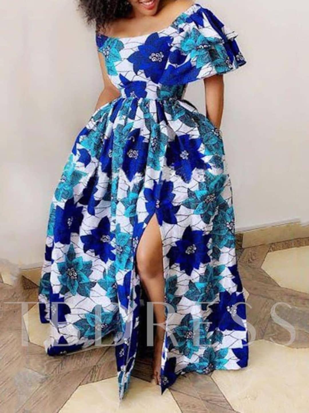 Trending African Ankara Dress, African Print Dress, Ankara Mermaid ...
