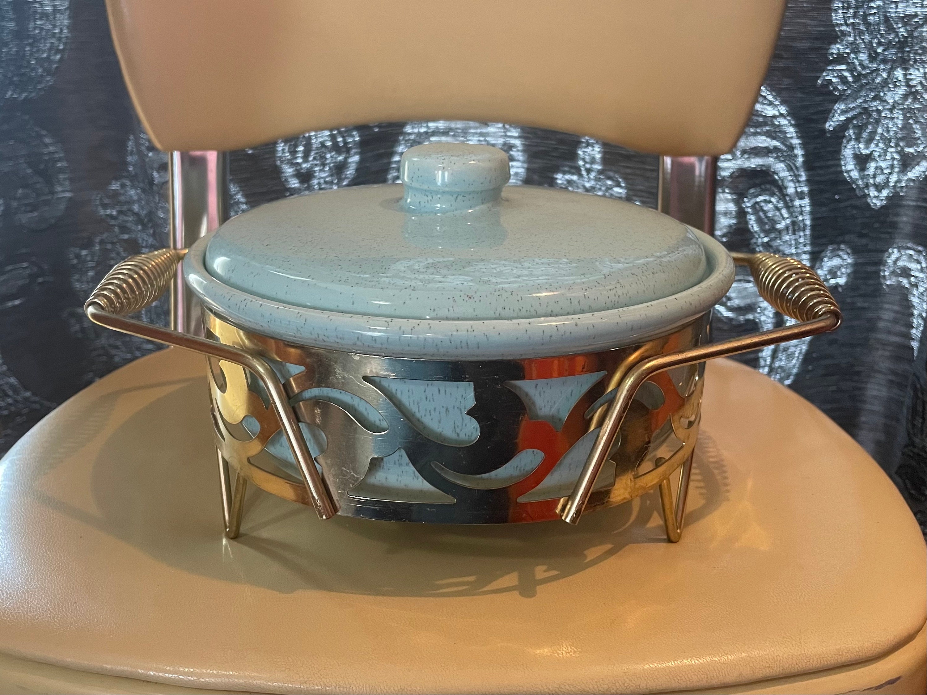 Bauer Covered Casserole With Stand - Etsy