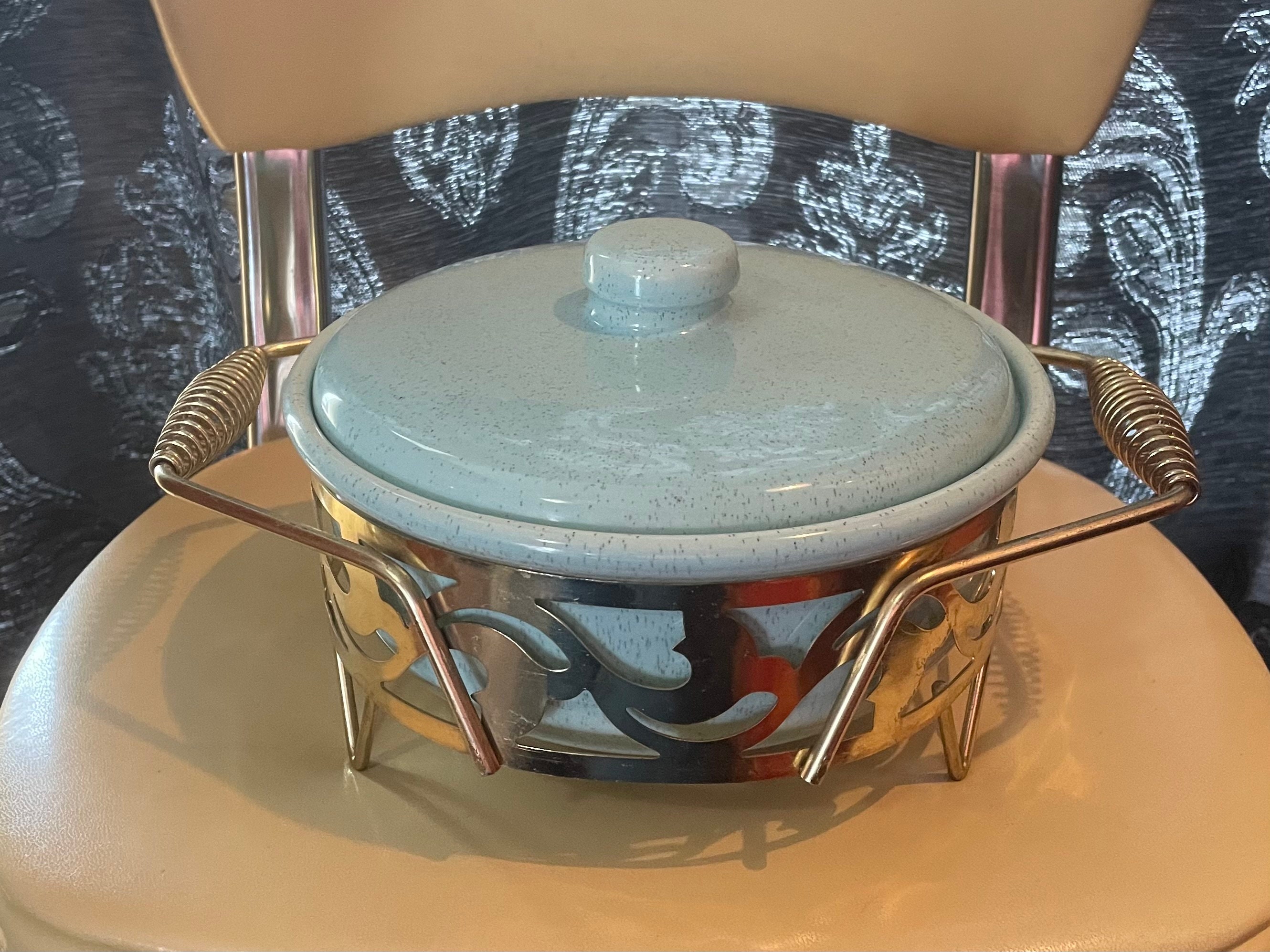 Bauer Covered Casserole With Stand - Etsy