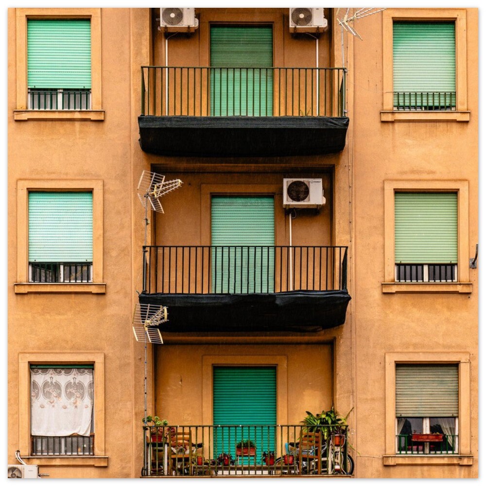 Poster: Green Blinds - Etsy