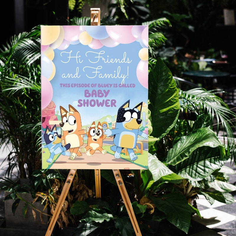 Bluey Backdrop - Etsy