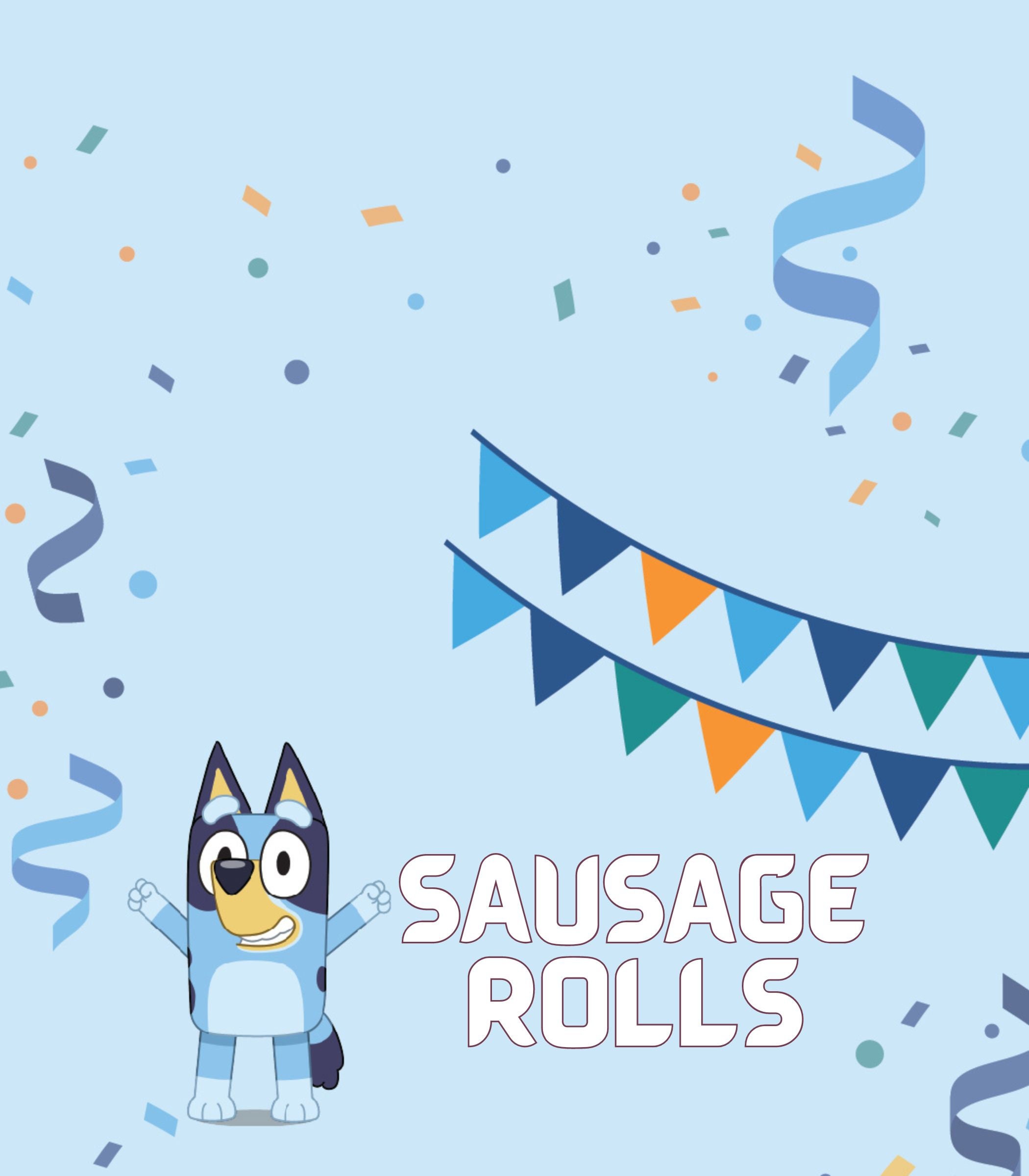 Bluey Food Menu Signs, Editable, 3.5 X 2 When Folded - Etsy