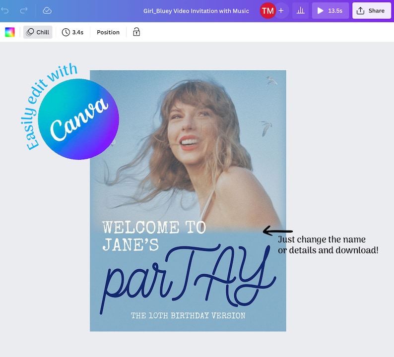 Editable - Taylor Swift Welcome Sign, Birthday Welcome Sign, Swifties ...