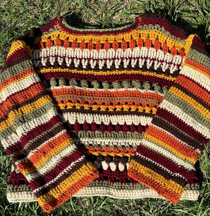 Cozy Crochet Sweater Pattern - Etsy