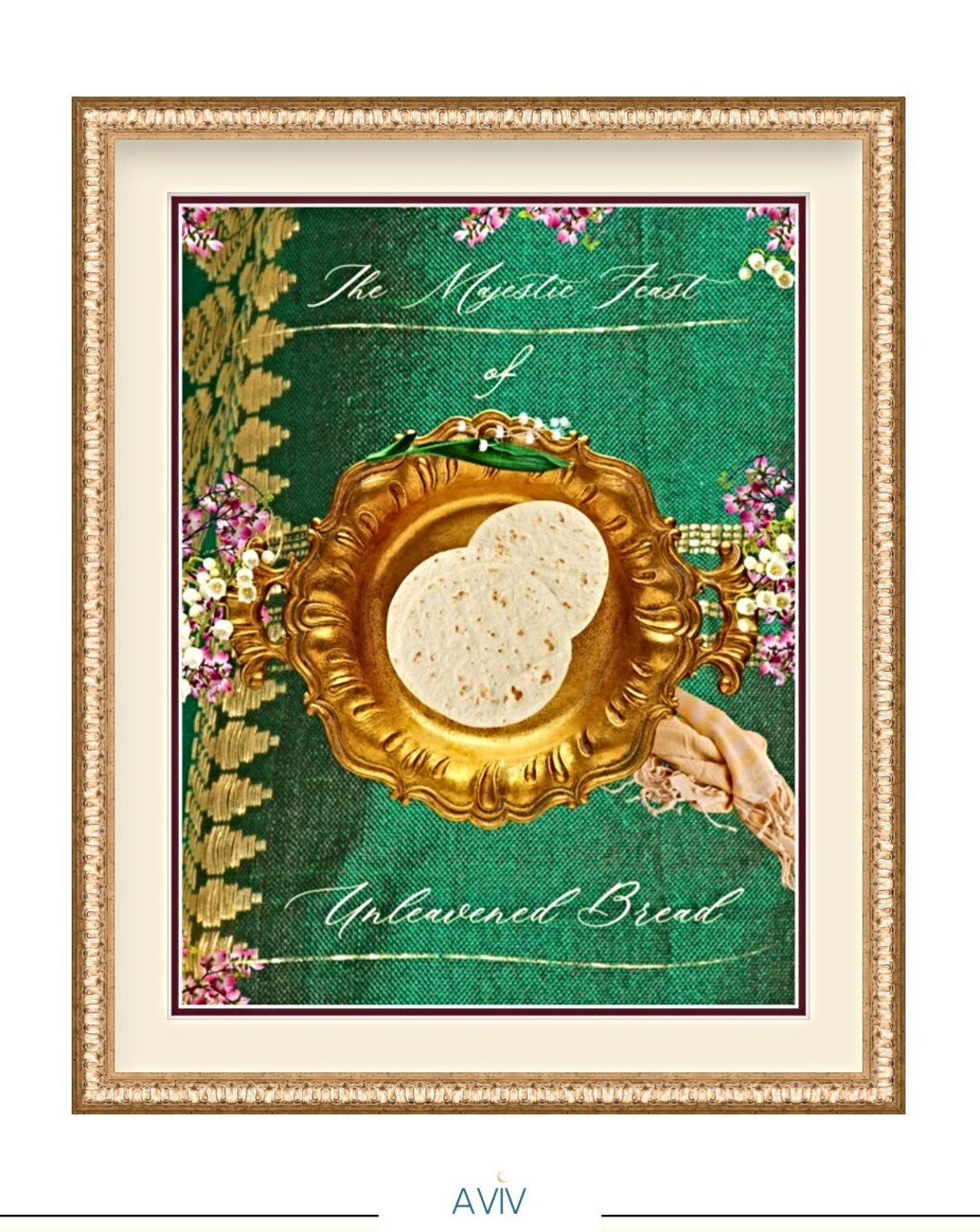 Unleavened Bread Art | Unleavened Bread Framed Print | Feast Print ...