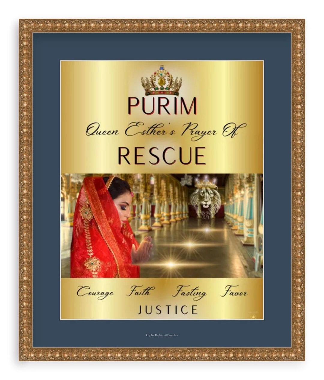 PURIM ART | Feast Print | Purim Decorations | Feast Art | Moadim ...