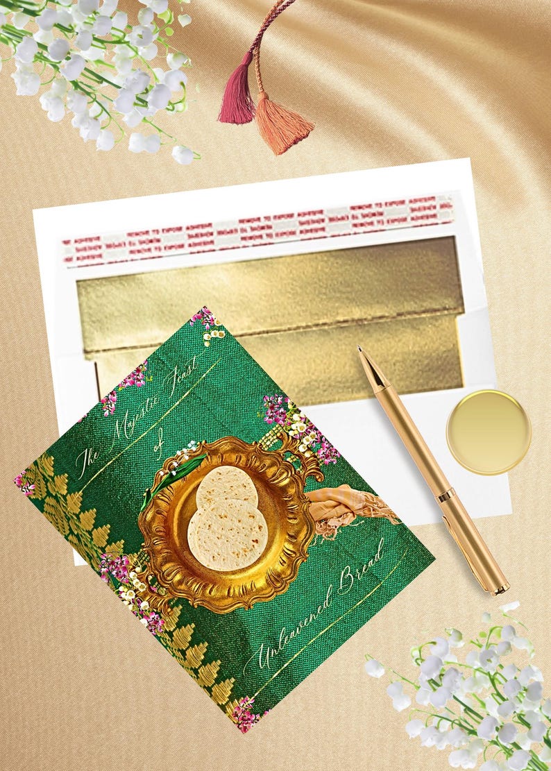 Unleavened Bread Feast Greeting Card | Unleavened Bread Card | Moadim ...