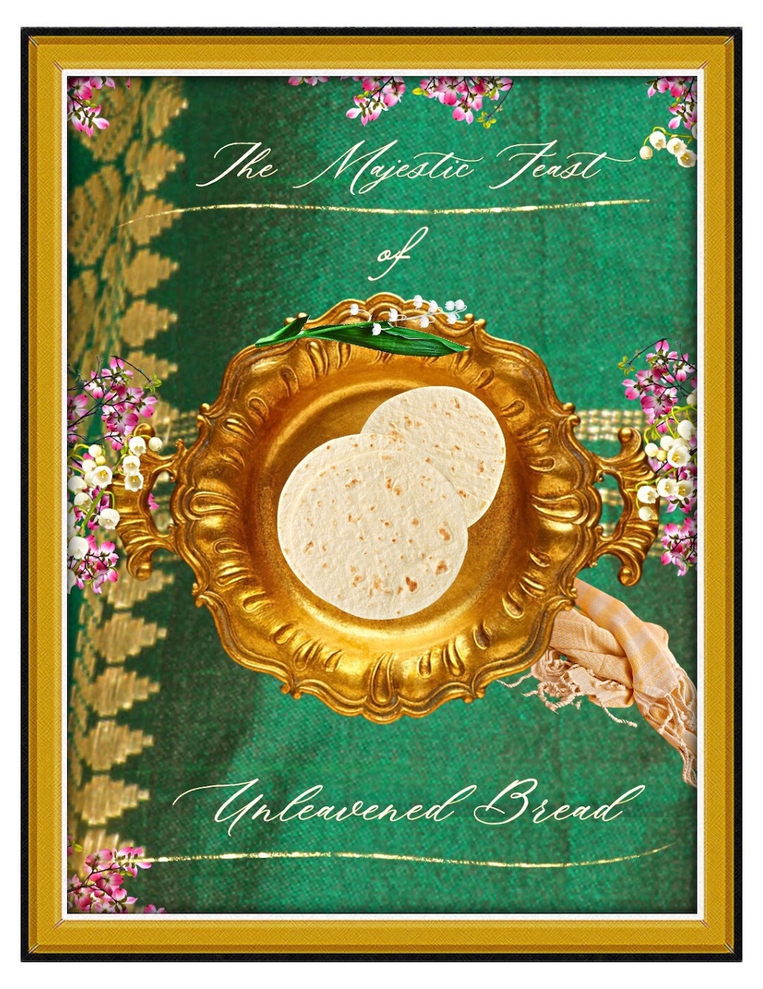 Unleavened Bread Feast Greeting Card Unleavened Bread Card Moadim Card ...