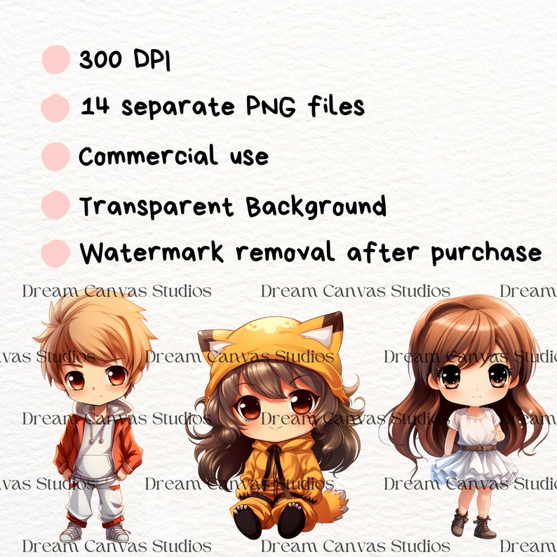 Chibi Anime Clipart PNG Download, Character Graphic Illustrations ...