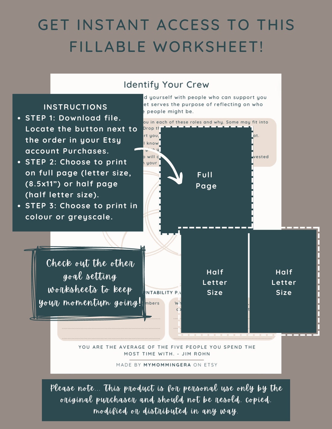 Identify Your Crew Worksheet - Fillable PDF and Printable Letter Size ...