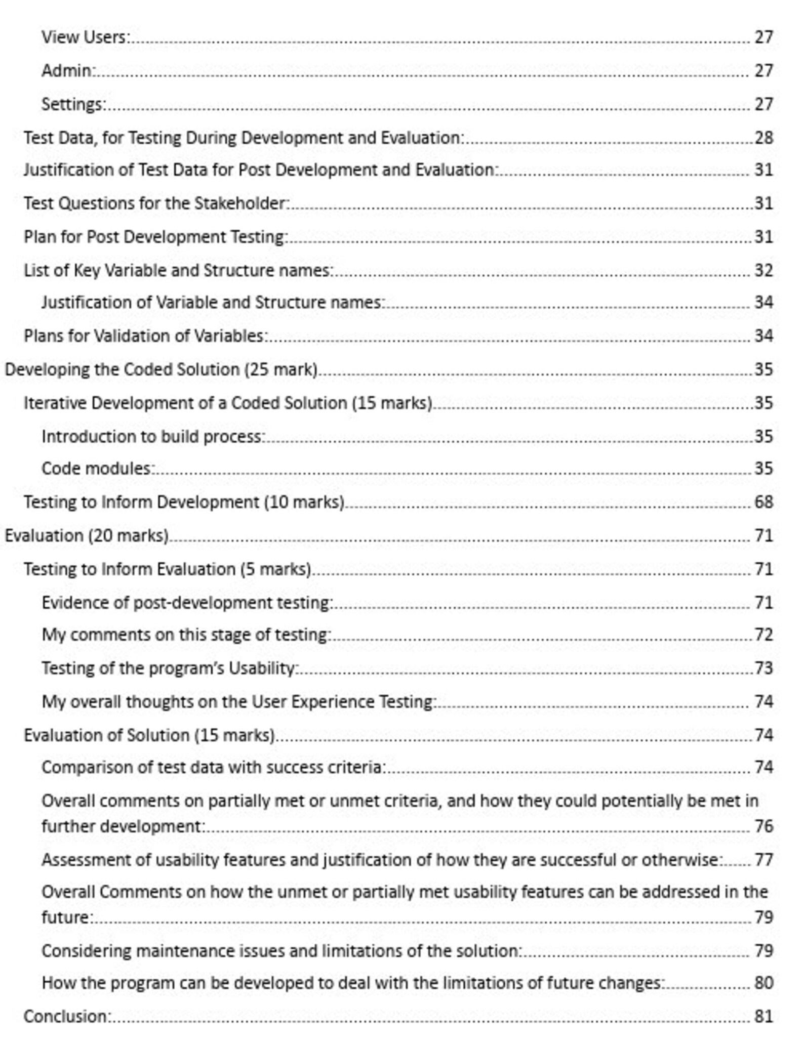 Computer Science A-level NEA Project 98% Mark Guide for A-level CS ...