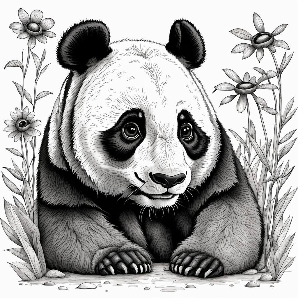 Grayscale Coloring Baby Animals Set of 5 Coloring Pages - Etsy