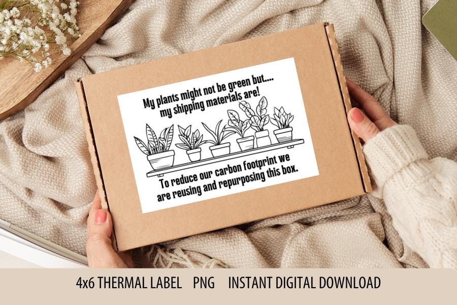 Thermal Label Png, Packaging Labels, Recycling and Green Shipping Label ...