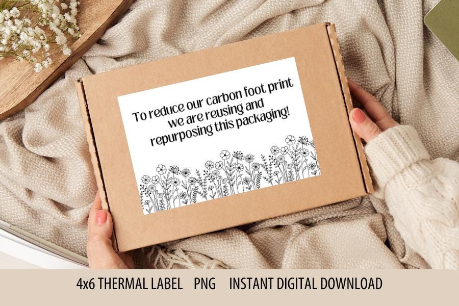 Thermal Label Png, Packaging Labels, Recycling and Green Shipping Label ...