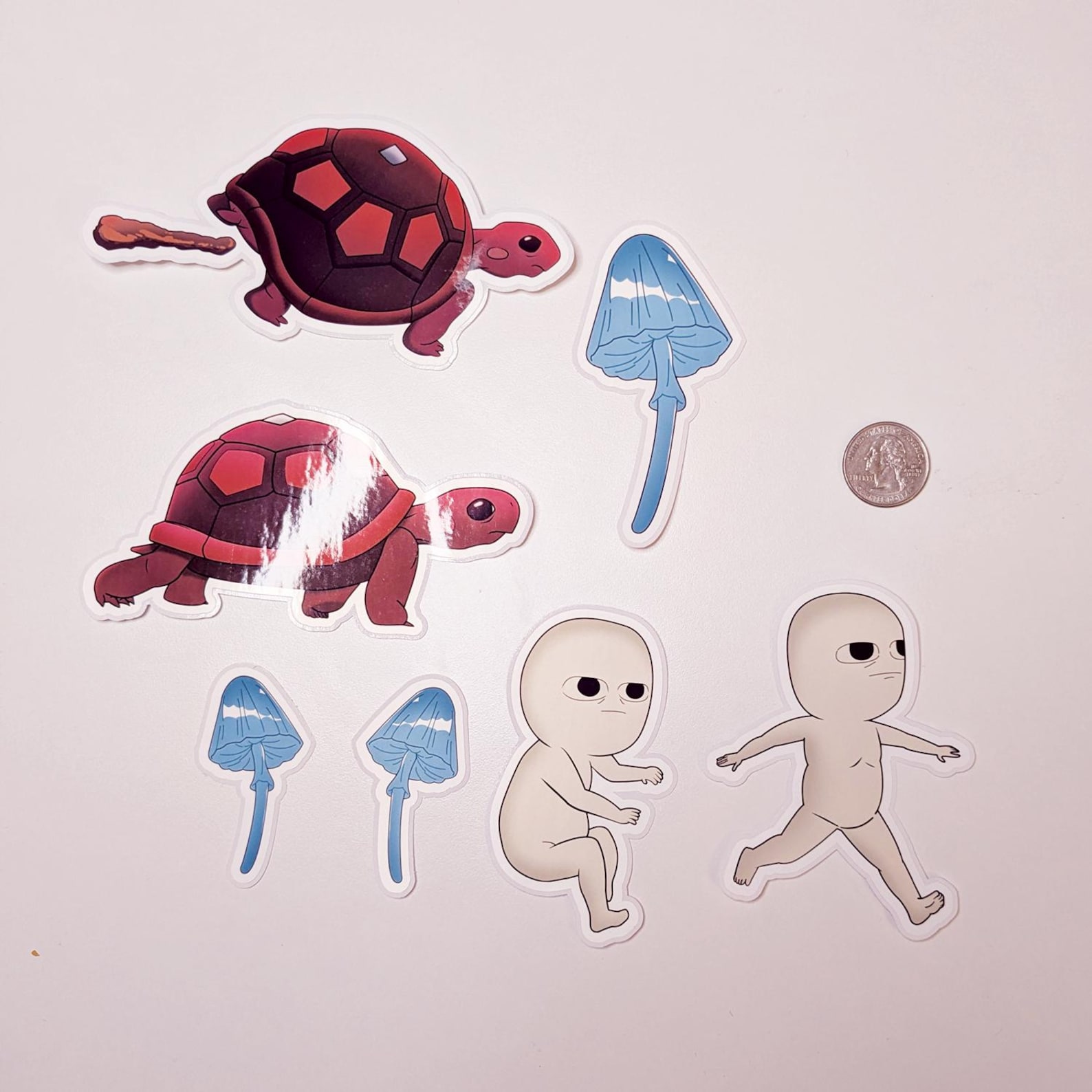Common Side Effects Vinyl Stickers Socrates Tortoise Blue Angel ...
