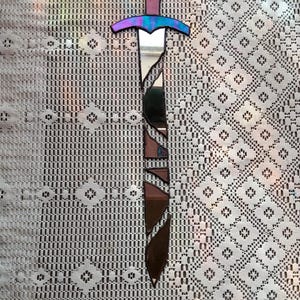 Handmade Shattered Stained Glass Sword - Gamer Anime Room Decor - Etsy