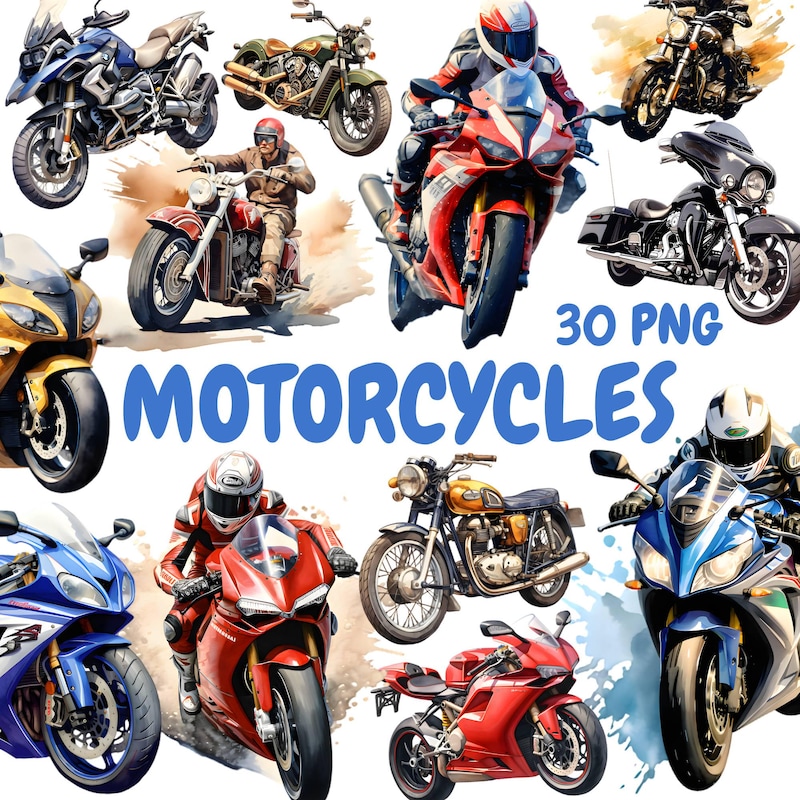 Motorcycle Men Image - Etsy