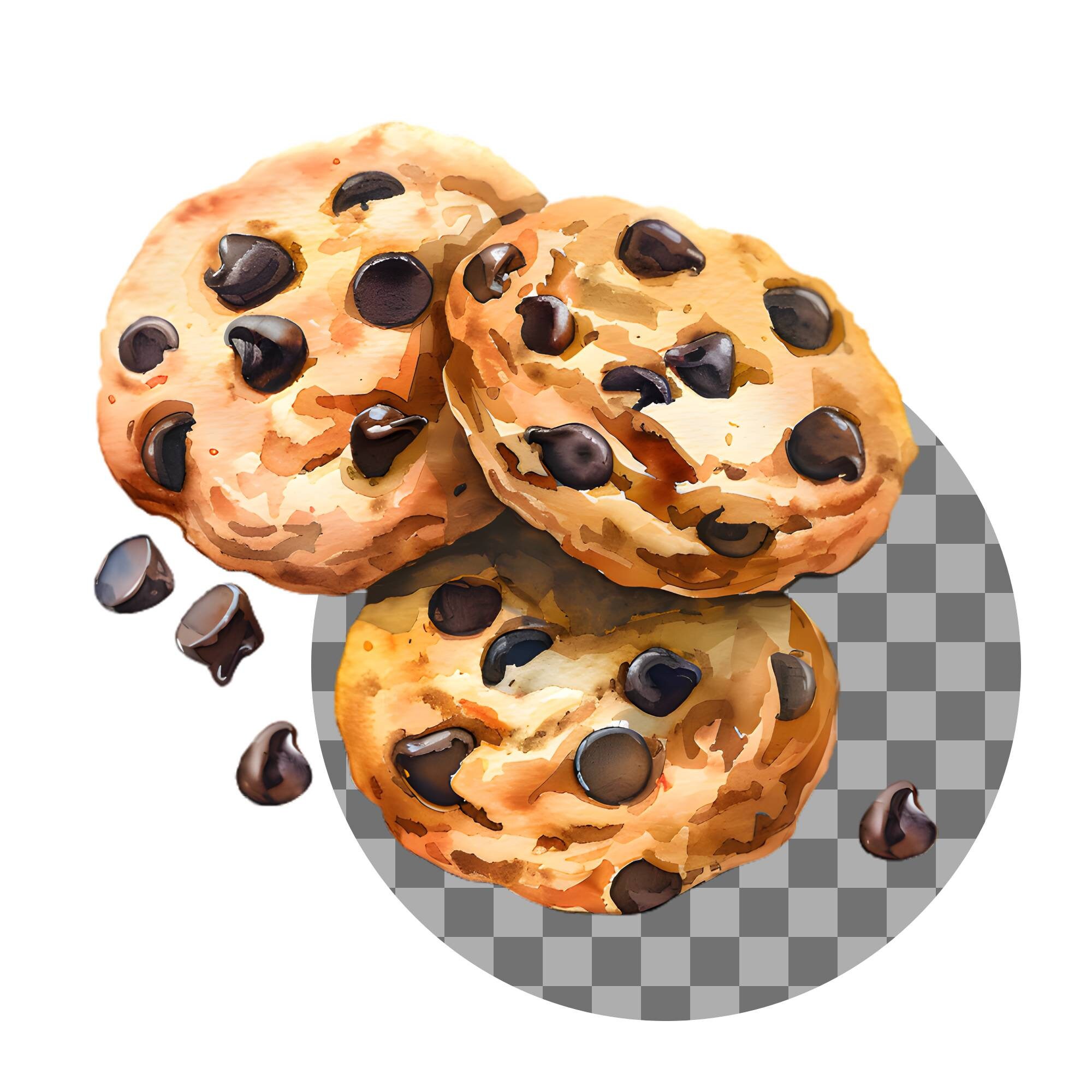 Watercolor Cookies Clipart Bundle, Sweet Treats Clipart, Biscuit ...