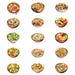 Watercolor Salad Bowls Clipart Bundle, Healthy Meal Clipart, Salad ...