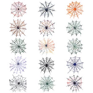 Watercolor Cobwebs Clipart Bundle, Spider Web Clipart, Halloween Cobweb ...