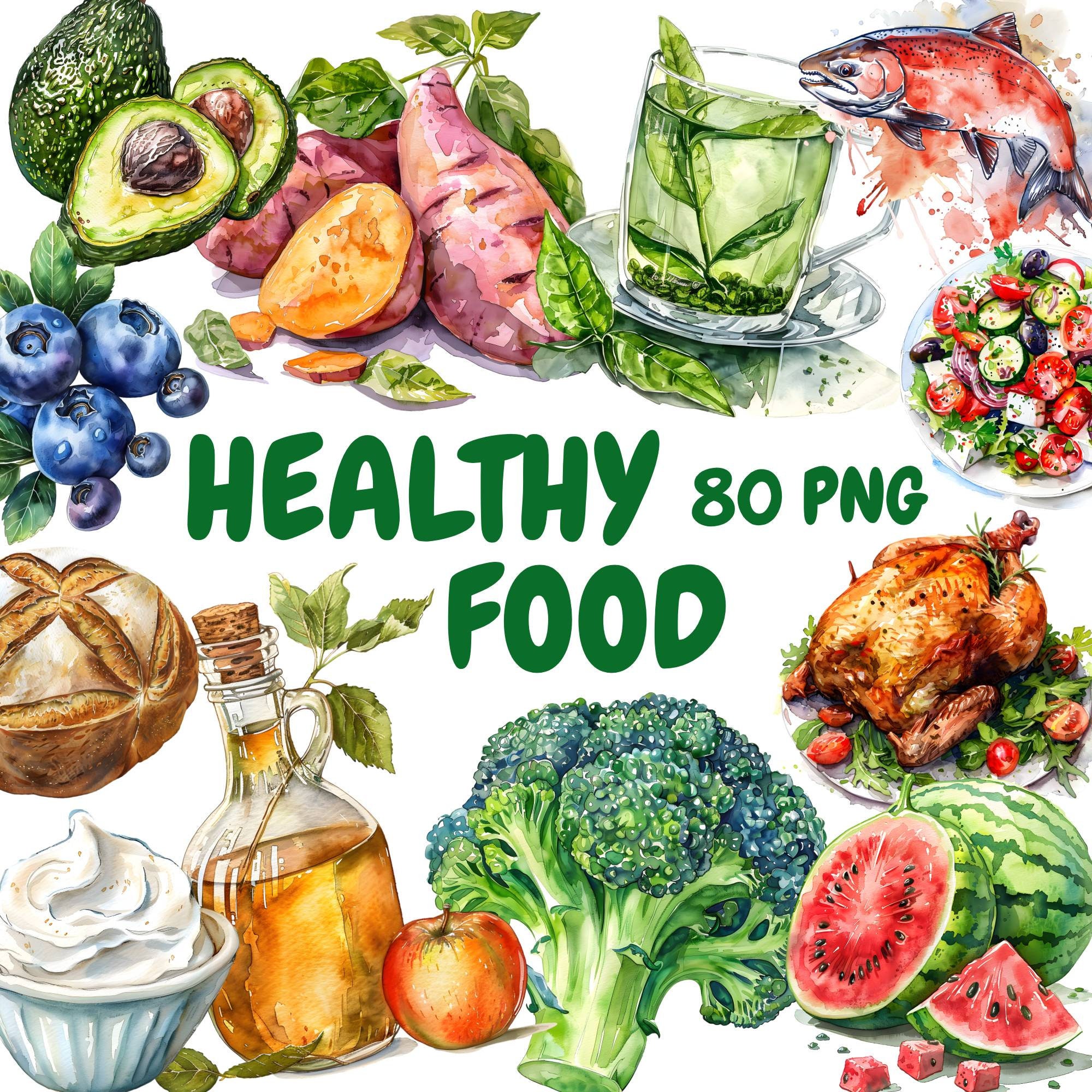 Healthy Food Images Clip Art