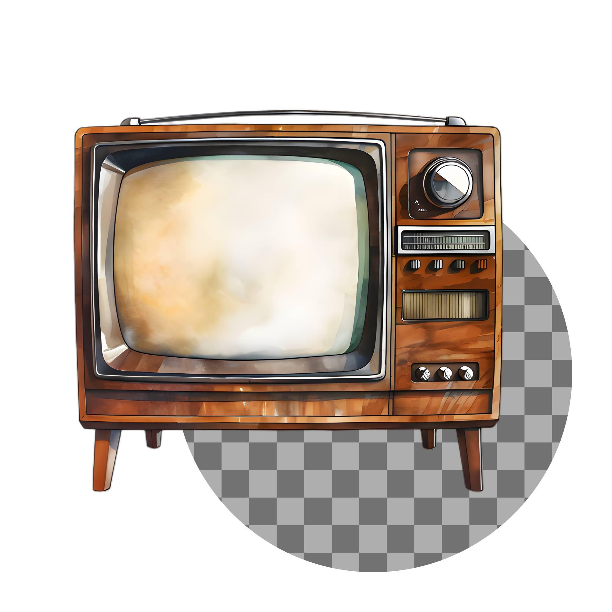 Watercolor Vintage Antique Clipart Bundle, Antique Telephone Clipart ...