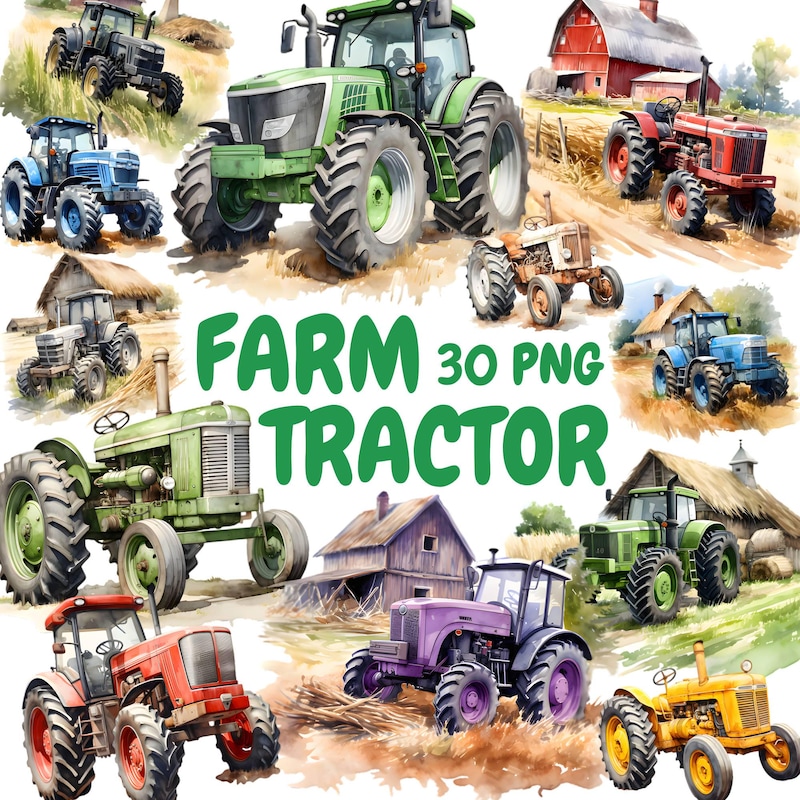 Tractor Art - Etsy