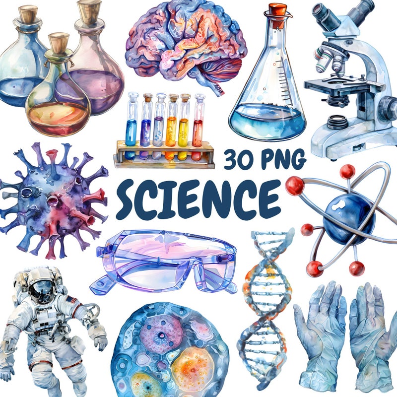 Collage de química - Etsy México