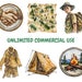 Watercolor Scouting Clipart Bundle, Boy Scout Clipart, Camping ...