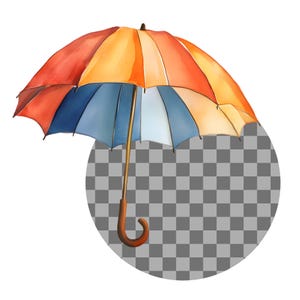 Watercolor Weather Clipart Bundle, Rain Cloud Clipart, Rainbow ...