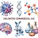 Watercolor Science Clipart Bundle, Chemistry Lab Clipart, Laboratory ...
