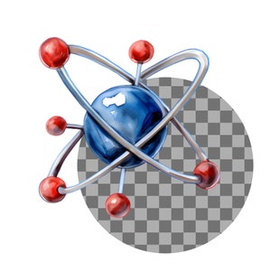 Watercolor Science Clipart Bundle, Chemistry Lab Clipart, Laboratory ...