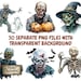 Watercolor Zombie Clipart Bundle, Halloween Zombie Clipart, Zombie ...