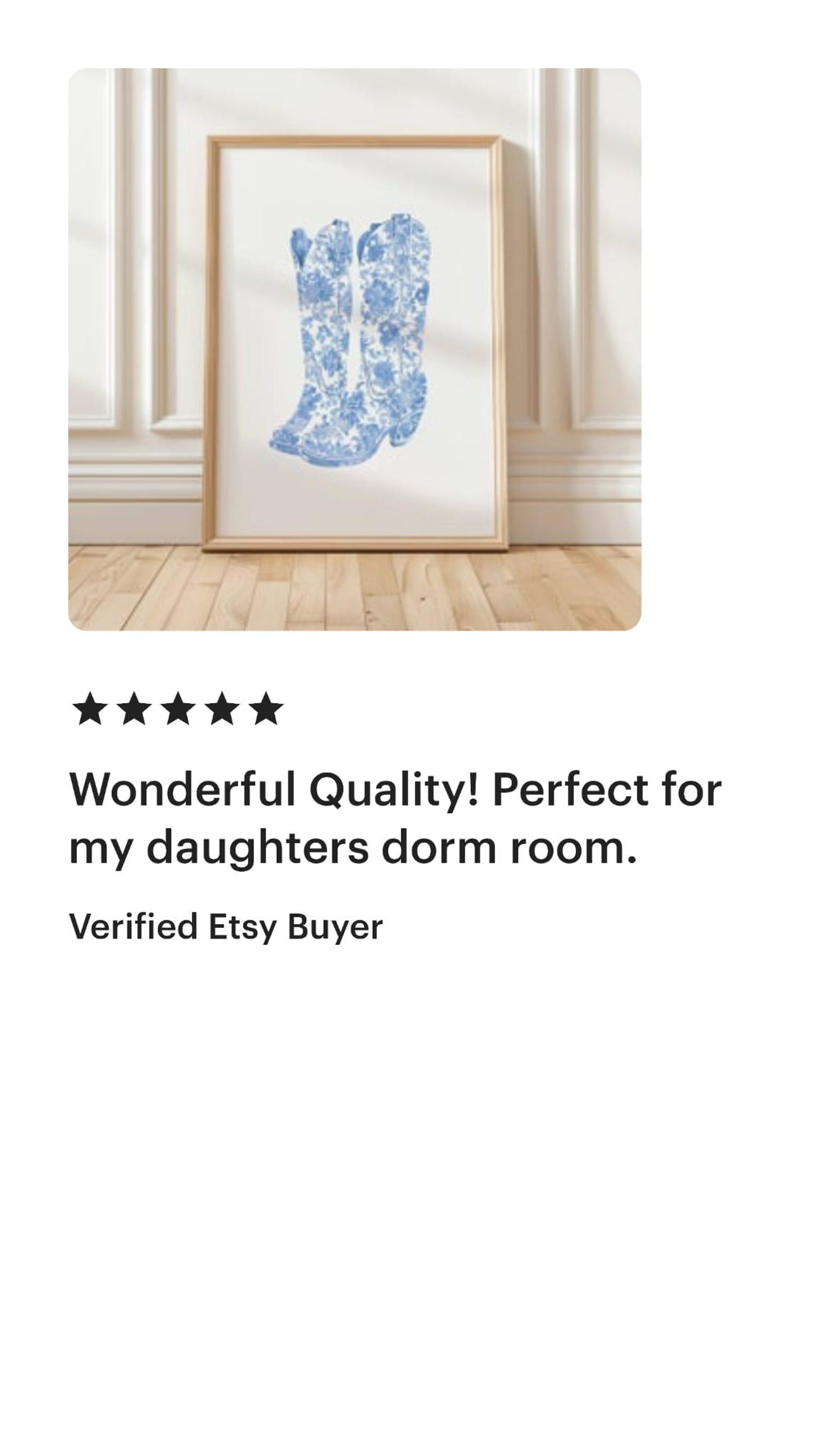 Blue Floral Horse Print, Blue Retro Prints Home Deco, Preppy Dorm Room ...