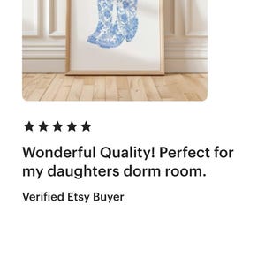 Blue Floral Horse Print, Blue Retro Prints Home Deco, Preppy Dorm Room ...