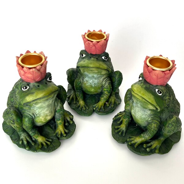 Frog Candlestick - Etsy